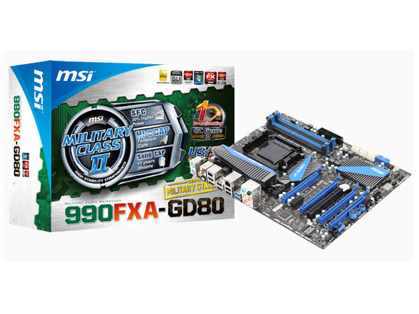 MSI 990FXA-GD80, 바이오스 업데이트로 5GHz FX-9000 CPU 지원:: 보드나라
