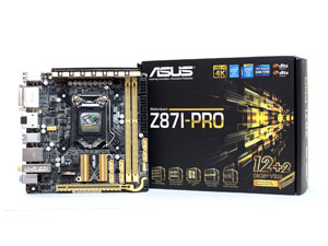 [프리뷰]14페이즈 디지털 전원부로 무장한 미니 ITX 메인보드, ASUS Z87I-PRO:: 보드나라