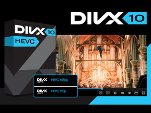 로비 코퍼레이션, HEVC 코덱을 지원하는 '디빅스 (DivX) 10' 출시:: 보드나라