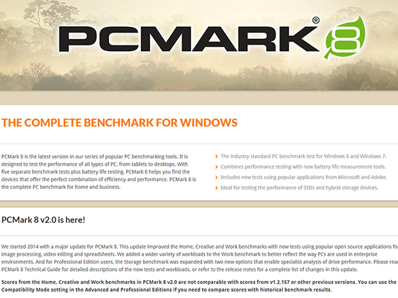 새로운 세부 테스트 추가된 PCMark 8 v2.0 공개:: 보드나라