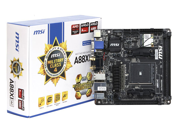 [프리뷰]미니 카베리 APU 시스템을 위한 메인보드, MSI A88XI AC:: 보드나라
