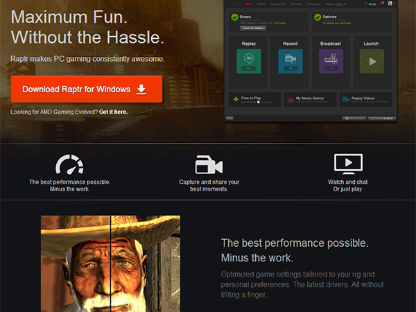 Raptr에 AMD와 NVIDIA VGA 모두 지원하는 게임 녹화 기능 추가:: 보드나라