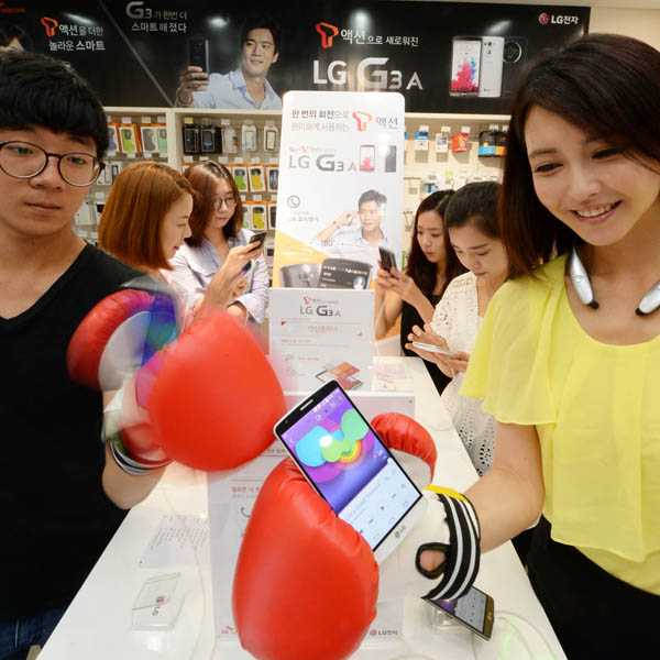 LG전자, SKT 전용 스마트폰 'LG G3 A'로 T액션 체험 이벤트 진행:: 보드나라