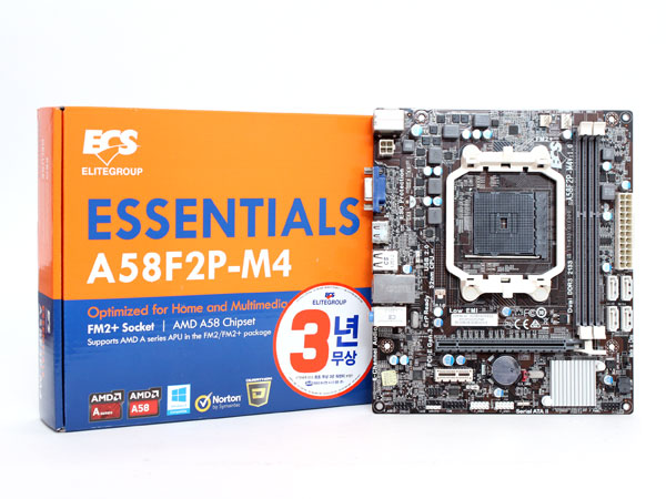 [프리뷰]보급형 카베리 시스템을 위한 A58 메인보드, ECS A58F2P-M4 제이씨현:: 보드나라