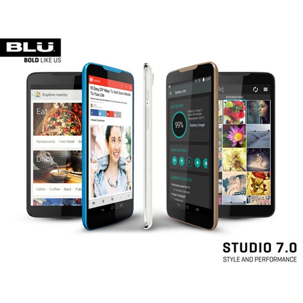 7인치 대화면 탑재 스마트폰 등장, BLU Studio 7.0 발표:: 보드나라