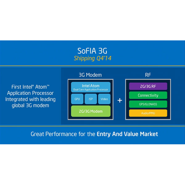 엔트리급 스마트폰용 인텔 SoFIA 3G AP 추가 정보 공개:: 보드나라