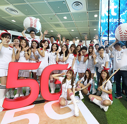 KT, WIS 야구장에서 인간과 사물 연결한 5G로 호평:: 보드나라