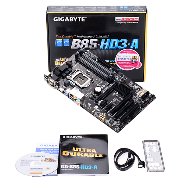 제이씨현, 4K 지원 HDMI와 다양한 확장 슬롯 탑재 한 GA-B85-HD3-A 출시:: 보드나라