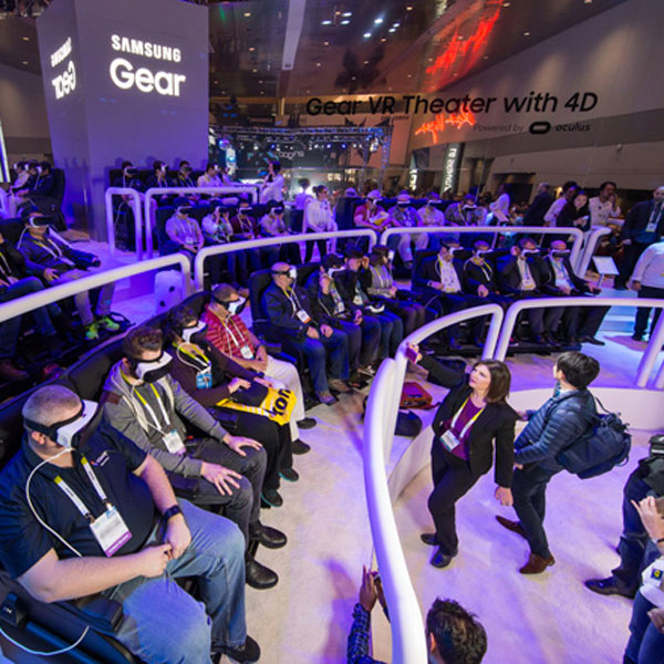 삼성전자, CES 2016에서 '기어 VR 4D 체험존' 운영:: 보드나라