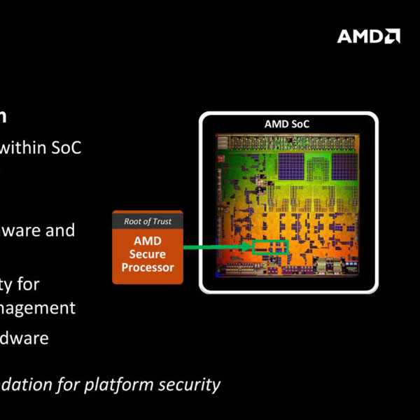 AMD ZEN, 암호화 작업 전담 ARM 기반 코프로세서 통합:: 보드나라