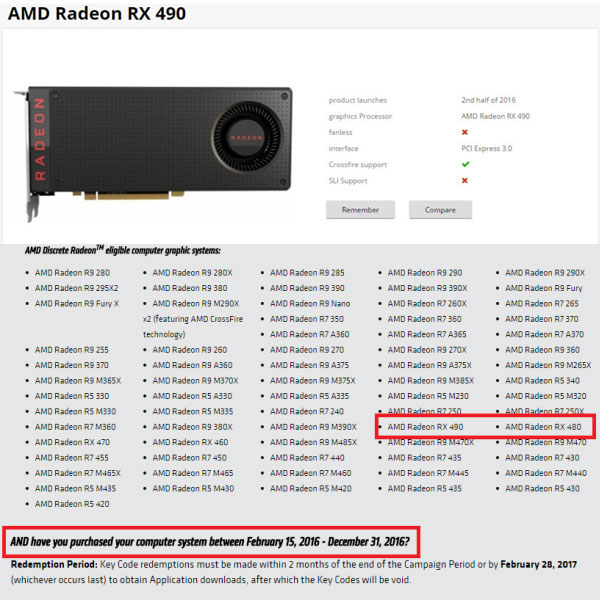 12월 13일, AMD Zen CPU와 함께 라데온 RX 490 베일 벗나?:: 보드나라