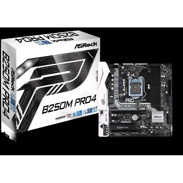 듀얼 울트라 M.2로 프로가 되다, ASRock B250M Pro4 디앤디컴 출시:: 보드나라