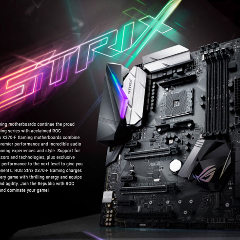 STCOM, ASUS STRIX X370-F Gaming 메인보드 출시:: 보드나라