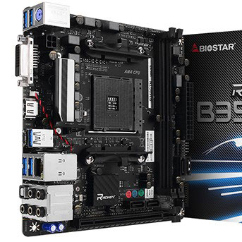 이엠텍, 바이오스타 RACING B350 GTN 메인보드 출시:: 보드나라