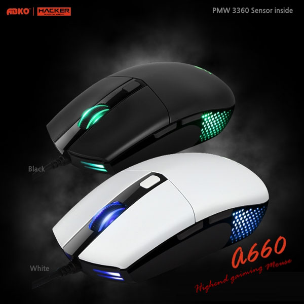 앱코, PMW3360센서 탑재 A660 3360 마우스 출시:: 보드나라