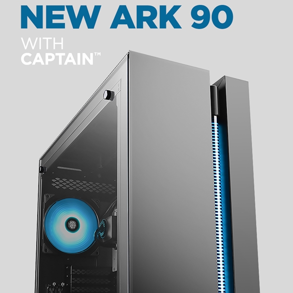 브라보텍, 수랭 쿨러 일체형 PC 케이스 DEEPCOOL NEW ARK 90 출시:: 보드나라