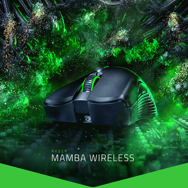 웨이코스, 무선 게이밍마우스 레이저 Mamba Wireless출시:: 보드나라