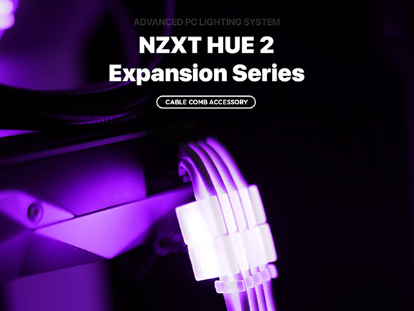 브라보텍, 케이블 RGB LED 튜닝 액세서리 NZXT HUE2 Cable Comb 출시:: 보드나라