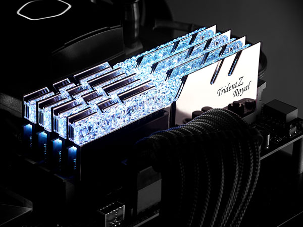 지스킬 트라이던트 Z 로얄 시리즈 DDR4 RGB 메모리 키트:: 보드나라