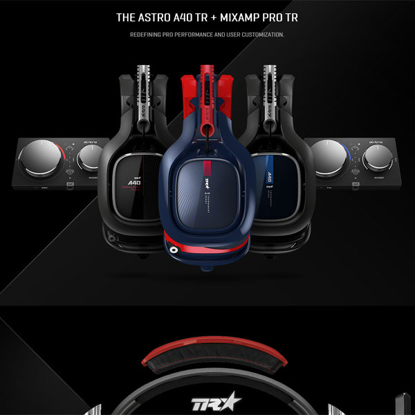 ASTRO A40 TR 게이밍 헤드셋과 MixAmp Pro TR 오디오 컨트롤러 출시:: 보드나라