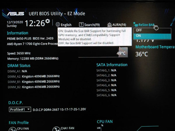 1세대 라이젠과 RX 580에서 SAM 효과 있나?:: 보드나라