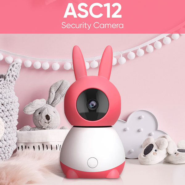 앱코, 핑크 토끼 디자인의 홈캠 ASC12 출시:: 보드나라