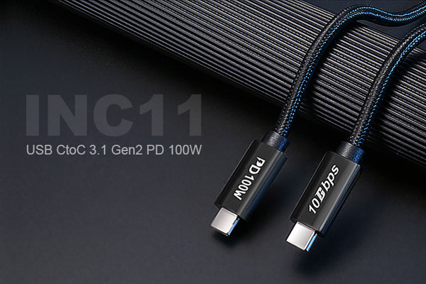 아이노비아, USB CtoC 3.1 Gen2 PD 100W 미러링 고속충전케이블 출시:: 보드나라