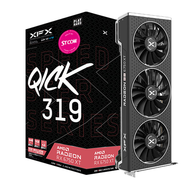 STCOM, XFX 라데온 RX 6750 XT 그래픽카드 신제품 출시:: 보드나라