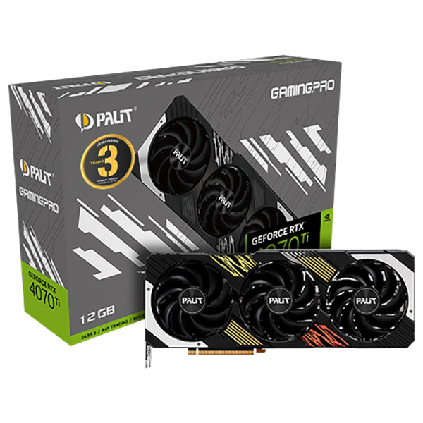 STCOM, 팰릿 지포스 RTX 4070 Ti 게이밍프로 출시:: 보드나라