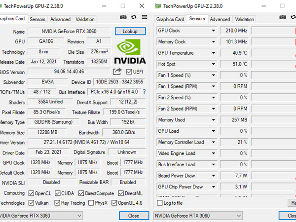 RTX 4070과 모바일 RTX 40 시리즈 지원, GPU-Z 2.53.0 버전 배포:: 보드나라