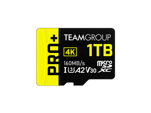 팀그룹, PRO+ MicroSDXC UHS-I U3 A2 V30 메모리 카드 출시:: 보드나라
