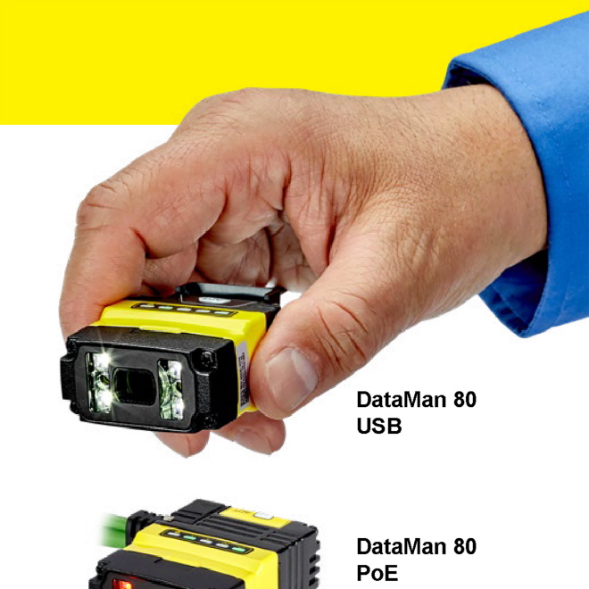 코그넥스코리아, 초소형 고정식 바코드 리더기 DataMan 80 출시:: 보드나라