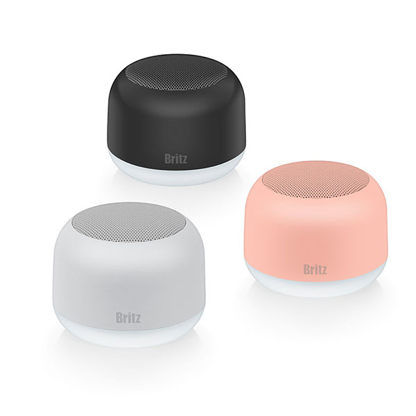 브리츠, 팬시디자인 무드 램프 블루투스 스피커 BA-MQ1 출시:: 보드나라