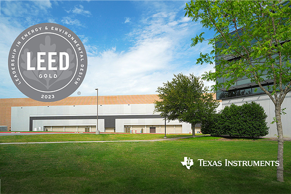 텍사스 인스트루먼트, 300mm 팹 LEED 버전 4 골드 등급 획득:: 보드나라