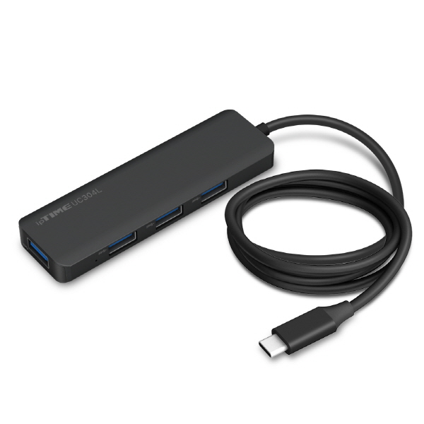 ipTIME, USB C타입 4포트 USB 3.0 허브 ‘ipTIME UC304L’ 출시:: 보드나라