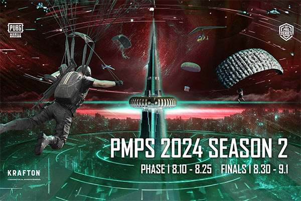 배틀그라운드 모바일, 프로 리그 PMPS 2024 시즌 2 개막:: 보드나라