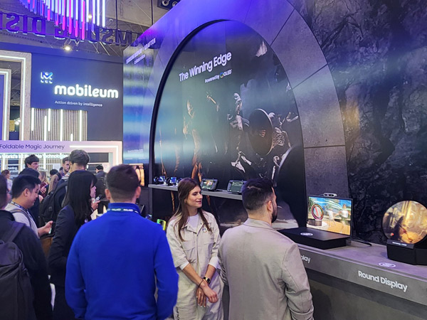 삼성D, MWC서 크래프톤과 협력…게이밍 OLED 화질 체험 마케팅 펼쳐:: 보드나라