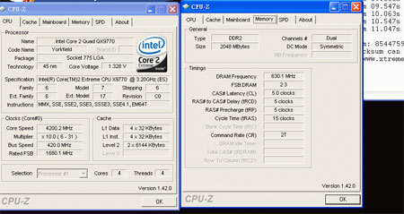 Intel Core2 Extreme QX9770 오버클럭 정보:: 보드나라