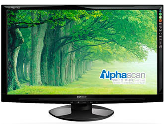 알파스캔, 소비전력 낮춘 LCD 모니터 2종 출시:: 보드나라