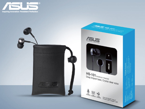 이어폰 타입 헤드셋, 아수스 HS-101 출시:: 보드나라