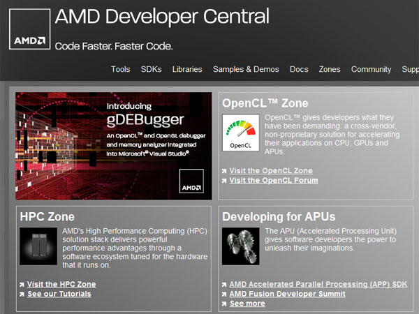 AMD, OpenCL 최적화 소프트웨어 개발 툴 및 솔루션 발표:: 보드나라