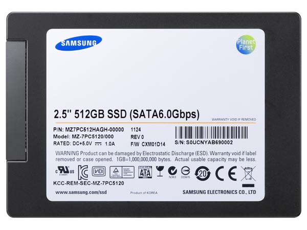 삼성전자, 500MB/s 속도 SATA3 지원 SSD 출시:: 보드나라