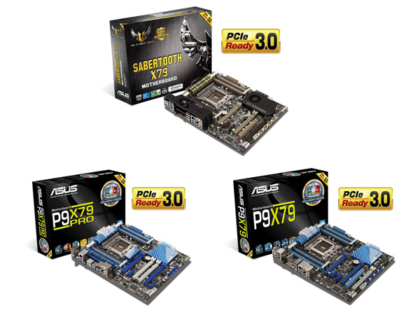 X79 칩셋 사용, 아수스 P9X79 시리즈와 Sabertooth X79 메인보드 출시:: 보드나라