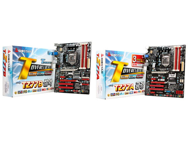 이엠텍, 보급형 Z77 메인보드 TZ77A 금강과 TZ77B 설악 2종 출시:: 보드나라