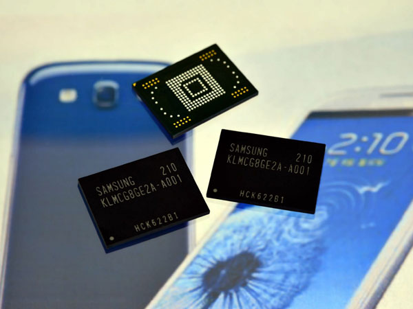 삼성전자, 더 빨라진 스마트기기 64GB eMMC 4.5 메모리 양산 시작:: 보드나라