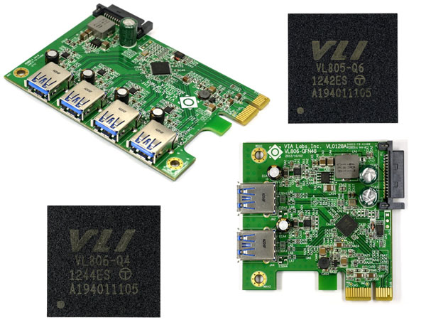 비아, 새로운 USB 3.0 컨트롤러인 VL805와 VL806 2종 발표:: 보드나라
