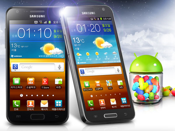 삼성전자, 갤럭시S2 LTE, 갤럭시S2 HD도 젤리빈 업그레이드 지원:: 보드나라
