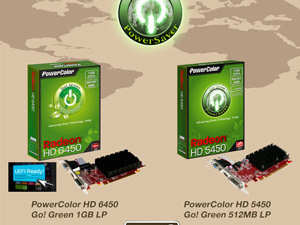 KPC컴퍼니, PowerColor HD 6450, HD 5450 2종 국내 출시:: 보드나라