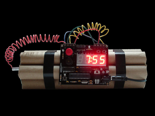 시한폭탄형 알람시계 Defusable Clock:: 보드나라
