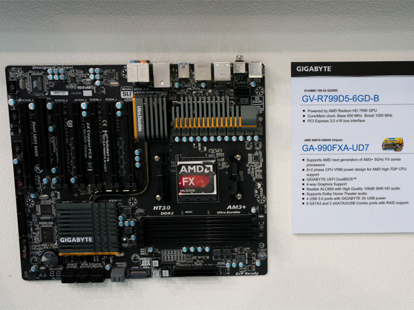 기가바이트 990FX 메인보드, 5GHz 센츄리온 AMD FX CPU 지원 정보 확인돼:: 보드나라